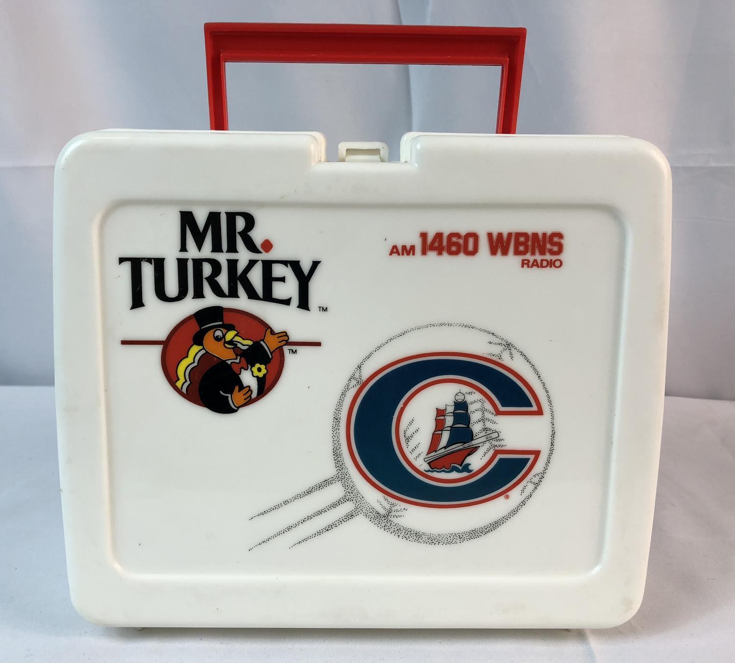 Columbus Clippers Mr. Turkey Lunchbox 1460am WBNS Vintage | eBay