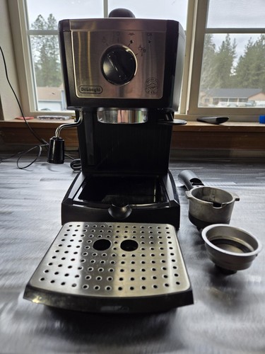 DeLonghi EC155 15" Bar Espresso and Cappuccino Machine, Black Tested ...