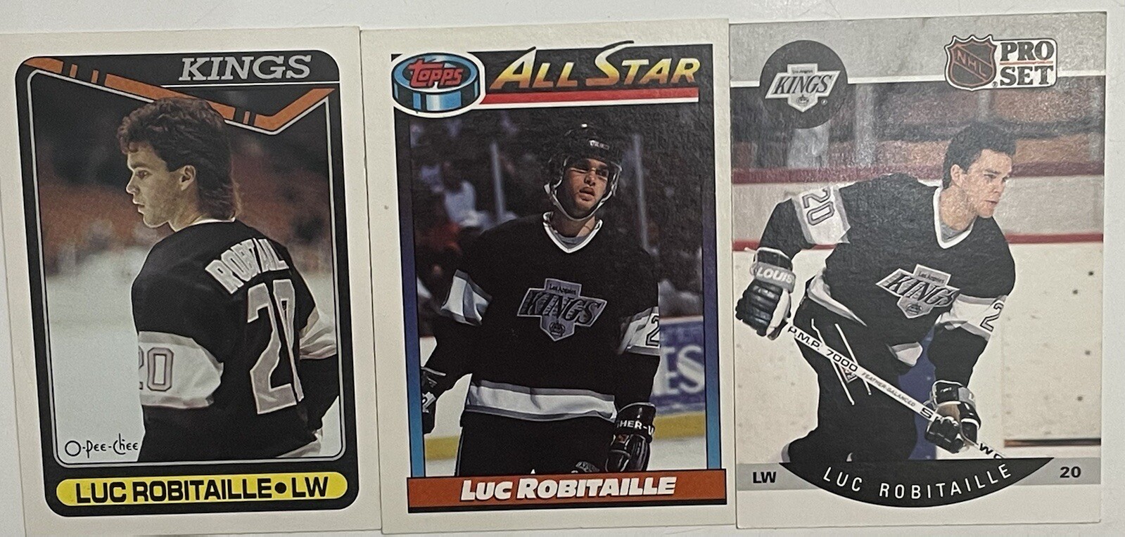 Luc Robitaille 3 Card Lot Los Angeles Kings | eBay