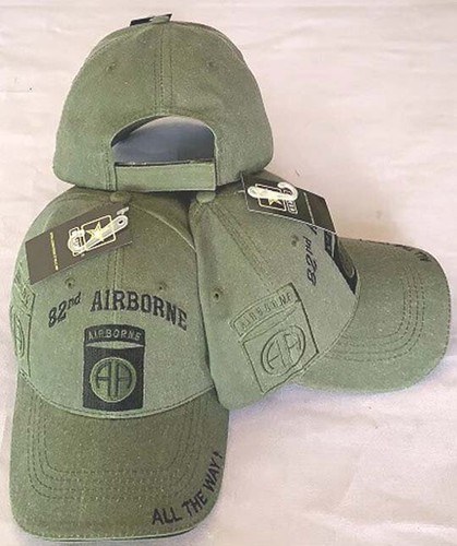 US ARMY 82ND ABN AIRBORNE DIVISION DISTRESSED VINTAGE BASEBALL CAP HAT ...
