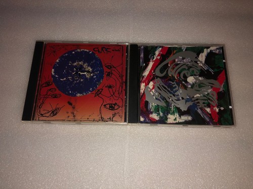 Cure 2 CD Lot Wish & Mixed Up Friday I'm in Love Goth Rock Robert Smith ...