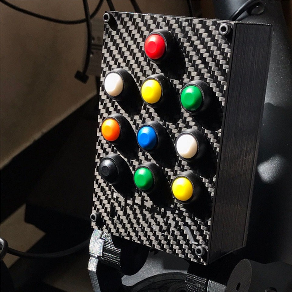 For Thrustmaster TH8A Carbon Fiber Gear Shifter Central Control Panel ...