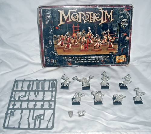 Warhammer Mordheim Sisters of Sigmar Boxed Set 8 Figures OOP Games ...