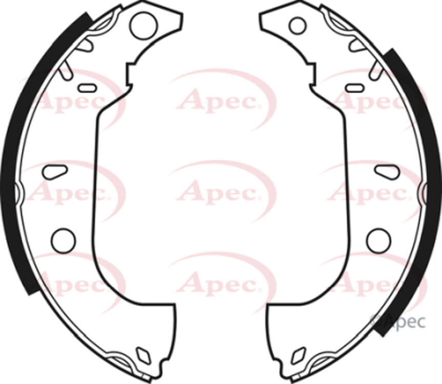 Brake Shoes Set Rear Aim Fits Fiat Fiorino Tempra Tipo Pickup Alfa ...