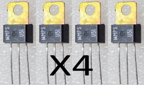 QTY 4 - MPSU51 Motorola PNP Transistor MPS U51 | eBay