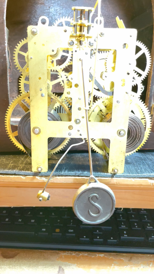 VINTAGE SESSIONS BERKELEY MODEL 8-DAY MANTEL CLOCK - RUNS, STRIKES & KEEPS TIME | eBay