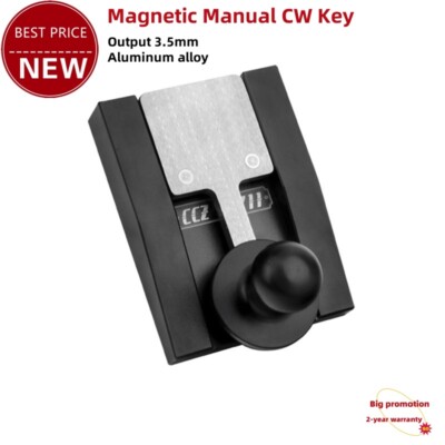 Mini Portable Magnetic Manual CW Electric Key Shortwave Radio CW Morse ...