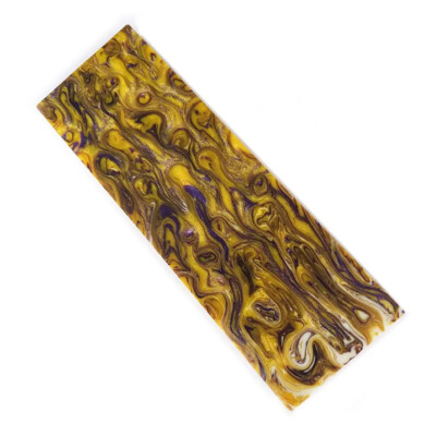 2 Pieces CTek Material Knife Handle Resin Material Blanks Scales Handle ...