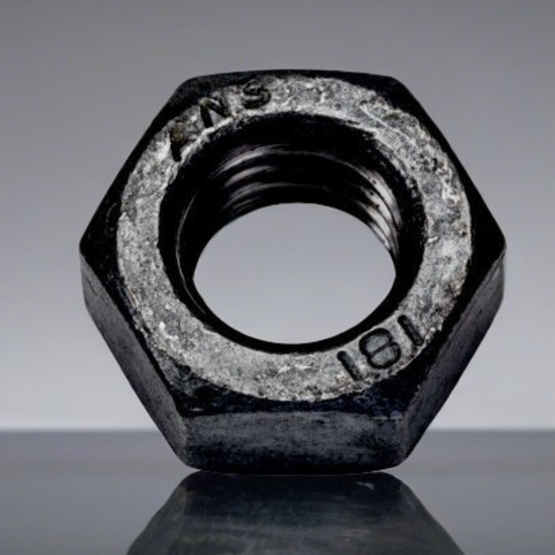 Muttern Sechskantmuttern Feingewinde 10 Schwarz DIN934 M8 M10 M12 M14 ...