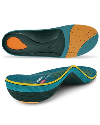 WalkHero Work Orthotic Inserts, Plantar Fasciitis Insoles for Men ...