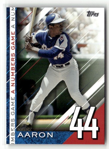 2020 Topps Update #NG-25 Hank Aaron A Numbers Game | eBay