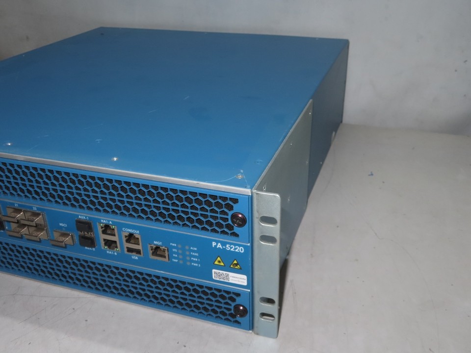Palo Alto Networks PA-5220 5G Firewall 15Gbps Security Appliance | eBay