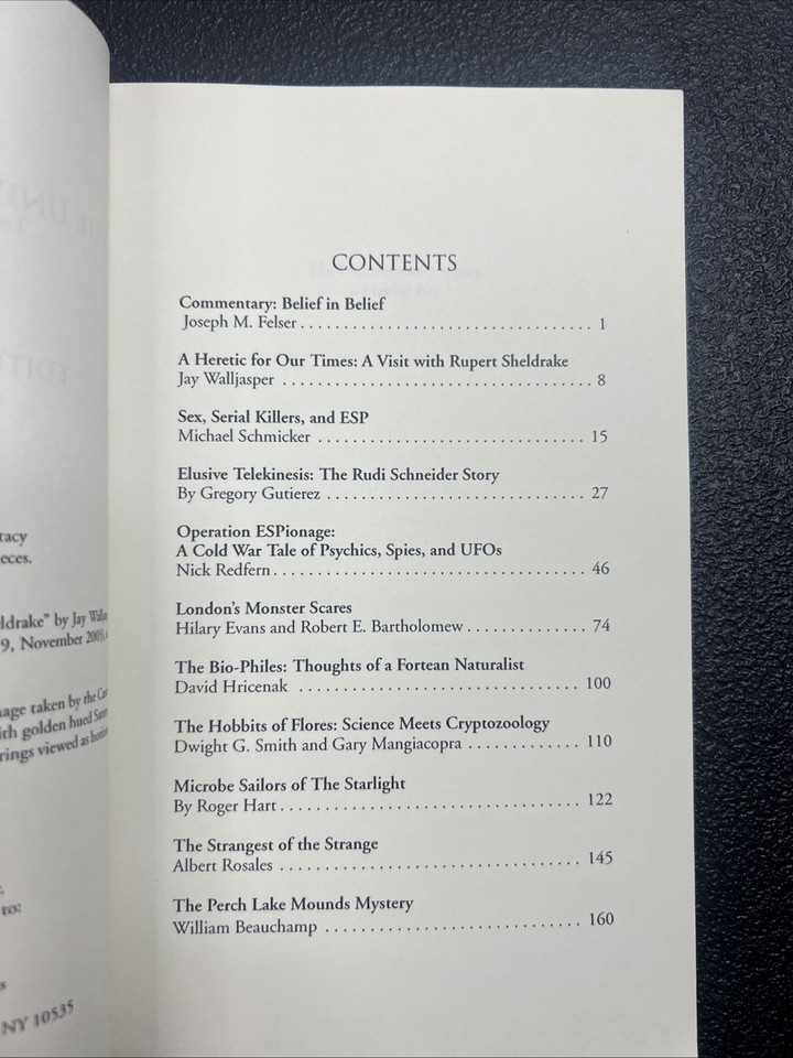 The Universe Wants to Play : The Anomalist 12 A Nonfiction Anthology ...