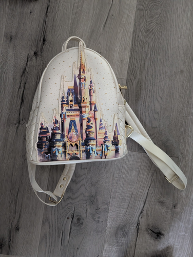 Loungefly Disney Parks Castle Mini Backpack - 50th Anniversary WDW | eBay