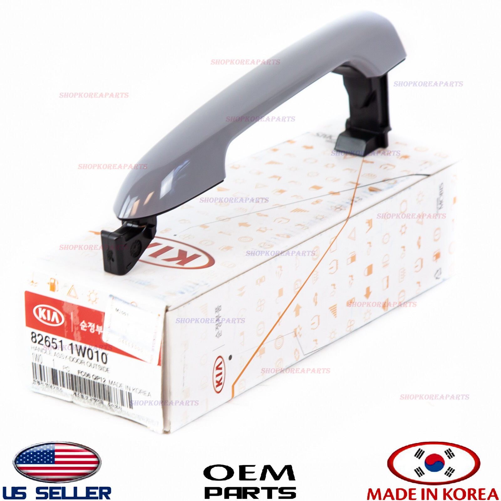 2012-2017 Kia Rio Front Left Rear Right Door Handle Outside ...