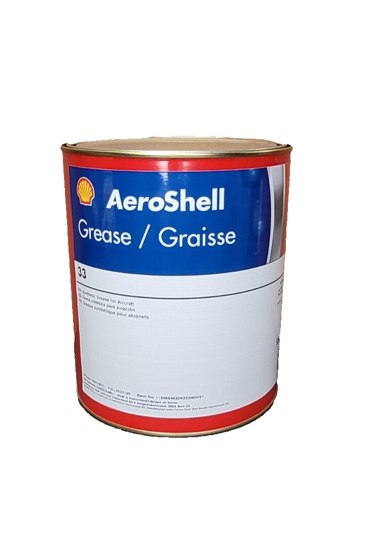 AeroShell 33 Universal Airframe Synthetic Aircraft Grease - 6.6 lb Can ...