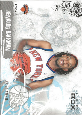 2006-07 Topps Luxury Box Renaldo Balkman RC 951/999 New York Knicks | eBay