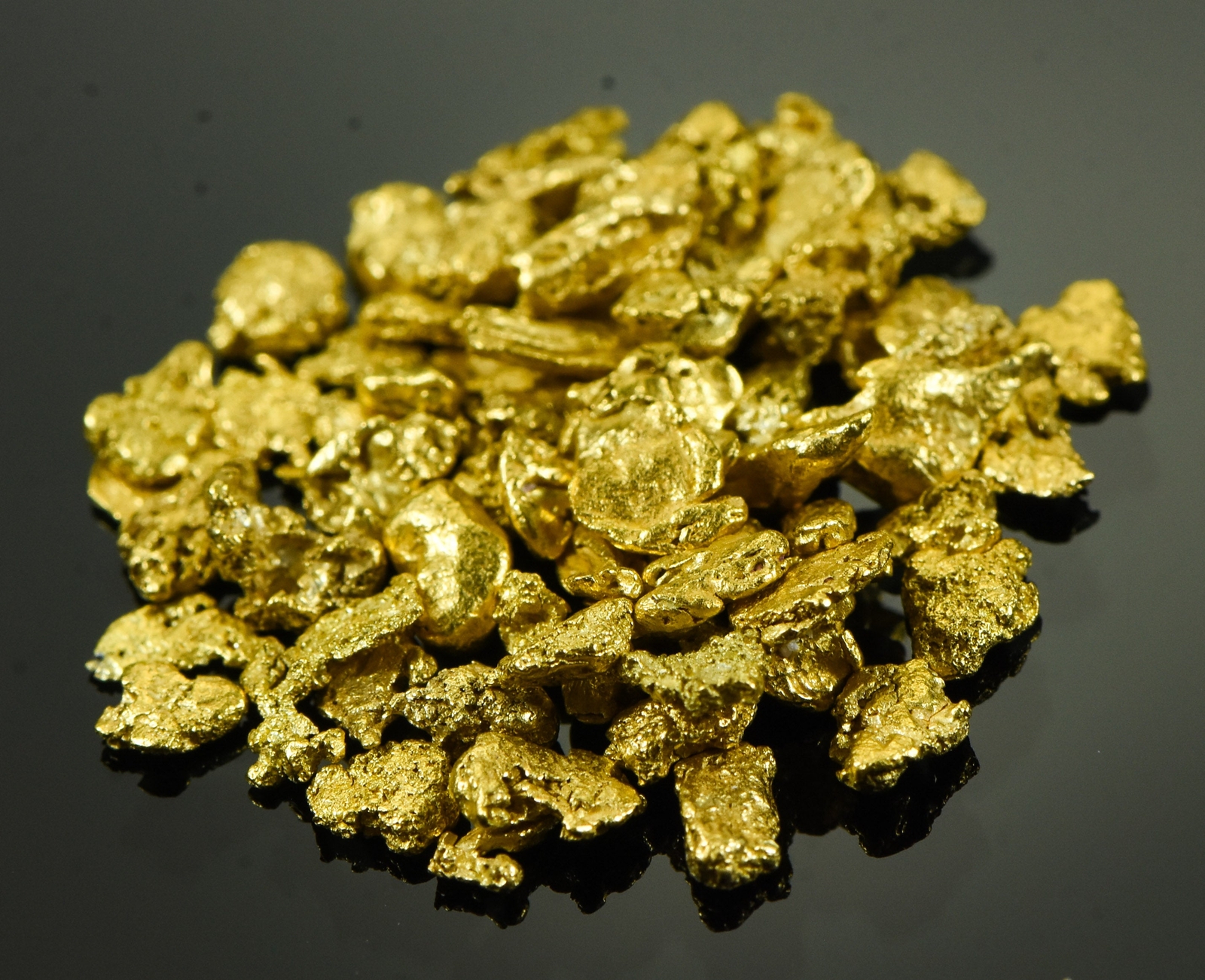 Alaskan Yukon Gold Rush Nuggets #8 Mesh 10 GRAMS OF CLEAN GOLD FLAKES ...