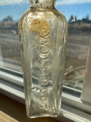 Vintage Wildroot Hair Tonic Clear Glass Embossed Bottle | eBay