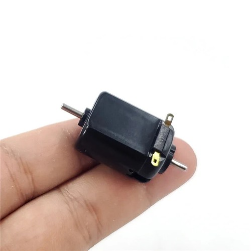 Micro 5-Pole Rotor 130 Motor DC 12V-24V High Speed Dual Shaft For Car ...