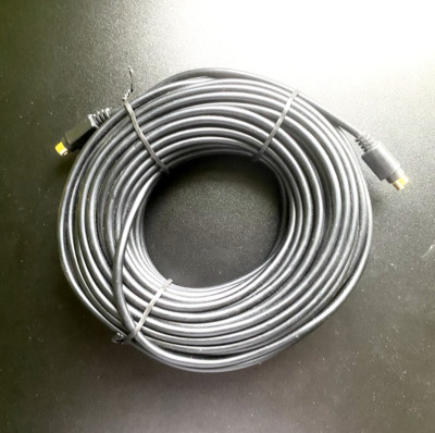 50' Black S Video Cable, 50 feet - Gold Plated | eBay