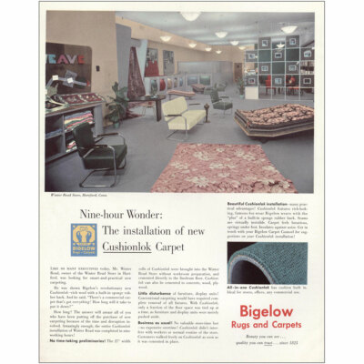 1949 Bigelow Rugs and Carpets Vintage Print Ad | eBay