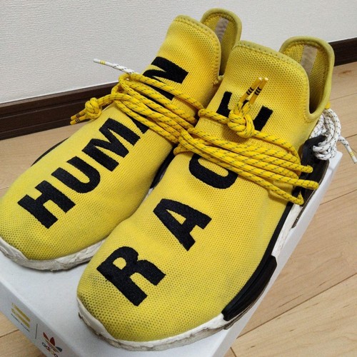 Size 10.5 - adidas Pharrell x NMD Human Race Yellow genuine | eBay