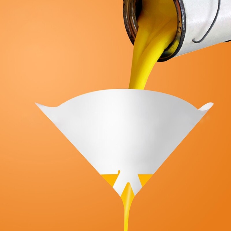 50Pcs Paint Coating Filter Paper Screen Net Filter Cone Strainer Funnel ...