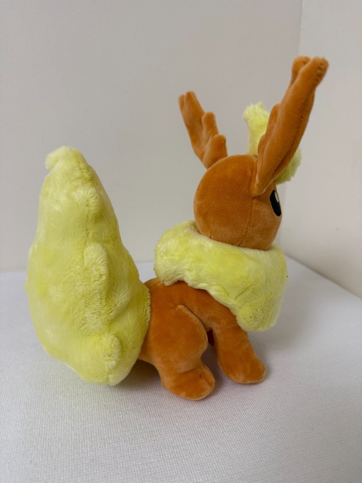 Pokémon Flareon Plush PKW3406 8" Official Jazwares Fire Type Toy – New ...