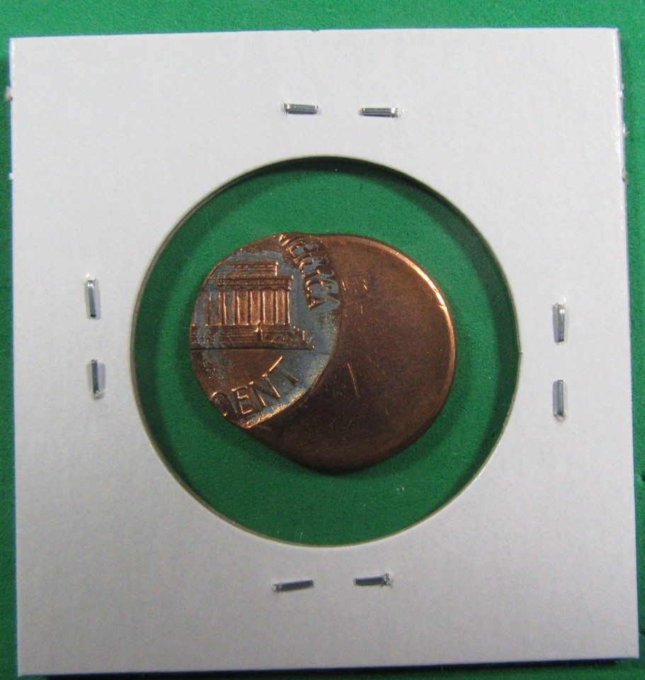 1983 1c Lincoln Cent Mint Error - Off Center. Desirable with the date ...