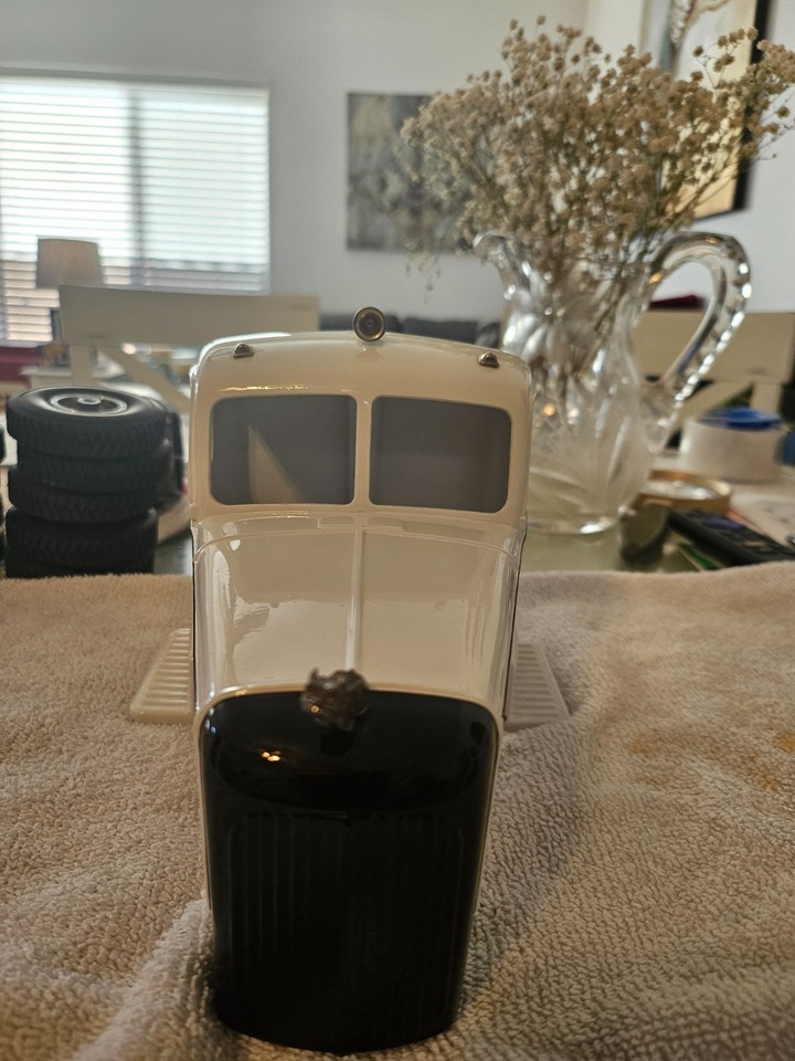 NEW ORGINIAL SMITH MILLER L MACK CAB WHITE WITH BLACK GRILL DRILLED FOR ...