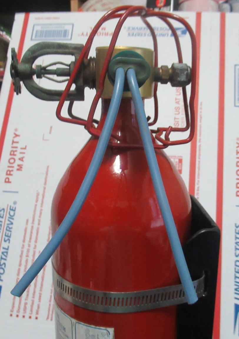 MARINE BOAT HALON 1301 FIRE SAFETY EMERGENCY HALON SYSTEM USED SEA FIRE ...