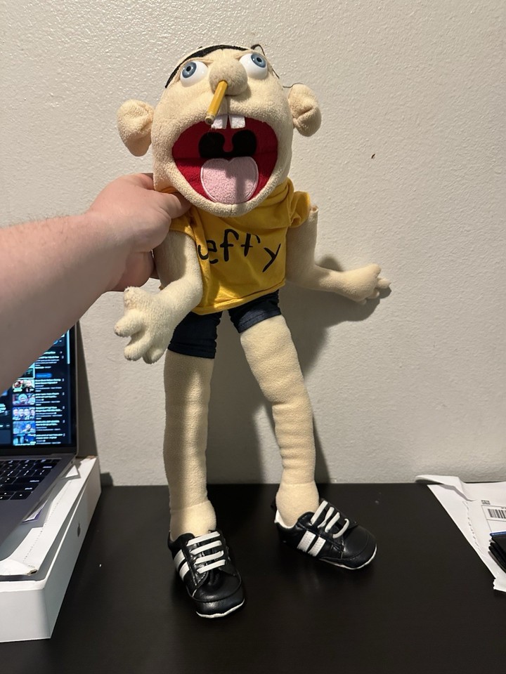 JEFFY PUPPET - Original Authentic - Super Mario Logan W Diaper And ...