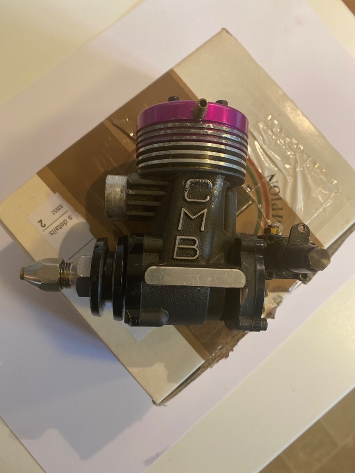 CMB 67Evo purple head nitro racing engine. Model boats nitro boats boat ...