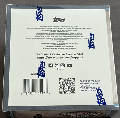 2024 Topps Chrome Football Cards Mega Box *New Factory Sealed* 🔥 | eBay