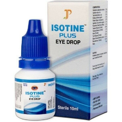 ISOTINE PLUS EYE DROP Puro Erboristico E 100% Originale Collirio 10ml ...