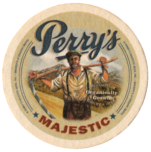 Perry's Majestic Beer Riverosa Co Inc Beer Coaster NYC NY | eBay