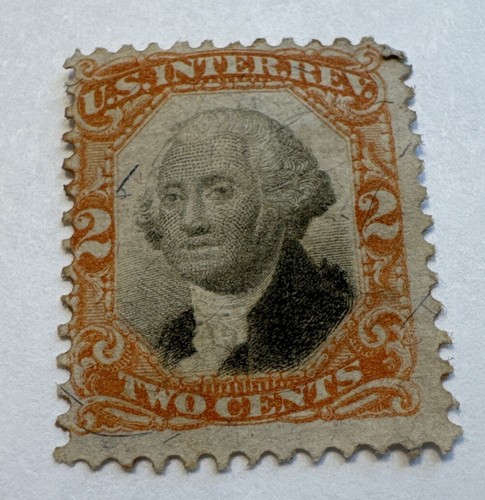 USA: 1875 2c Orange US Internal Revenue GEORGE WASHINGTON - MINT | eBay