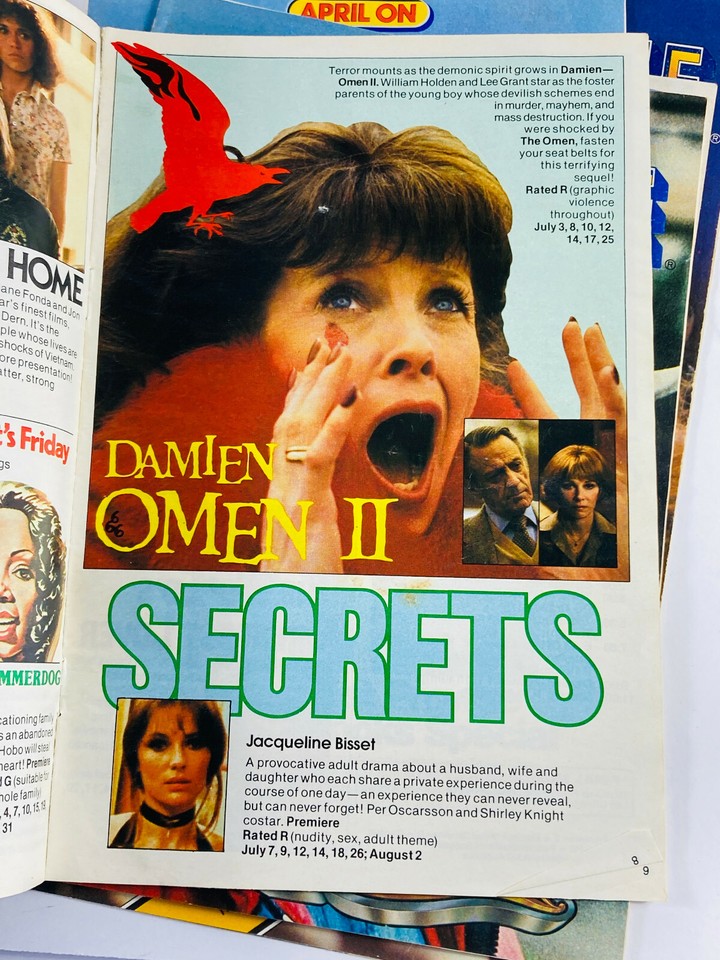 Lot (x9) TV Guide Showtime Schedule Magazines 1970's NICE movies hbo | eBay