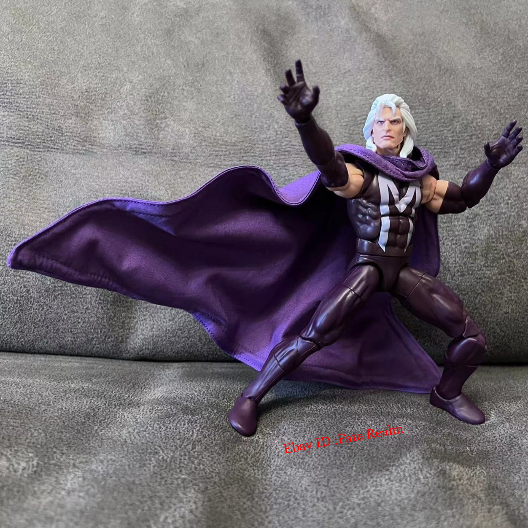 1/12 Custom Wired Cape Cloak For 6'' X-Men Magneto Action Figure（No ...