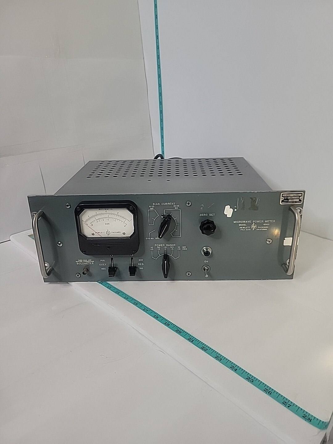 HP 430C Microwave Power Meter Vtg Radio Bolometer HP430CR Micro-Fiche ...