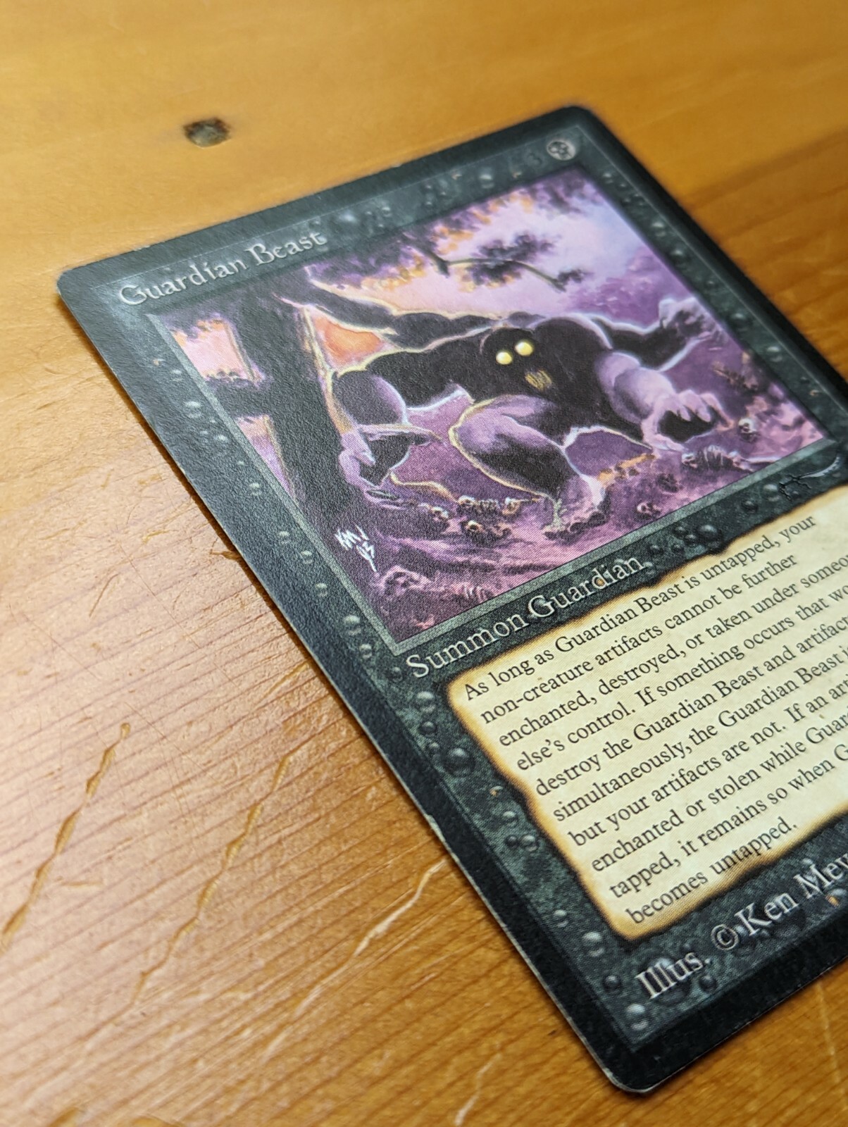 MTG Arabian Nights Uncommon Guardian Beast RL - lightly played, see ...