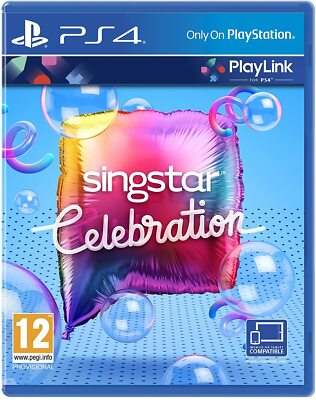 PS4 Singstar Celebration PlayLink PS4 Karaoke 1-8 Player Music Sing ...