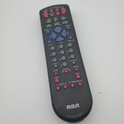 RCA Universal Remote Control Model # C519MS Black VCR Cable TV | eBay