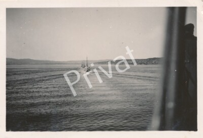 Photo WWII Navy Ships Arrival Oslo Armed Forces Weserübung Norway L1.99 ...