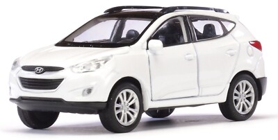 WELLY DieCast 1:34 HYUNDAI TUCSON IX 35 WHITE New Model Car Metal in ...