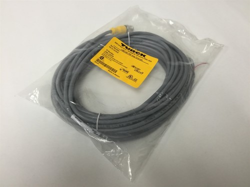 New Turck RSC 6T-10/S618 Cordset, M12 Male 6-Pin Connector to Flying ...