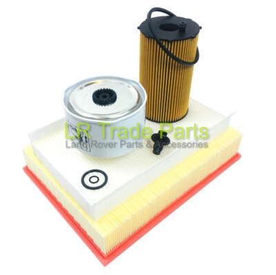 LAND ROVER DISCOVERY 3 2.7 TDV6 SERVICE FILTER KIT, OIL, FUEL, AIR ...