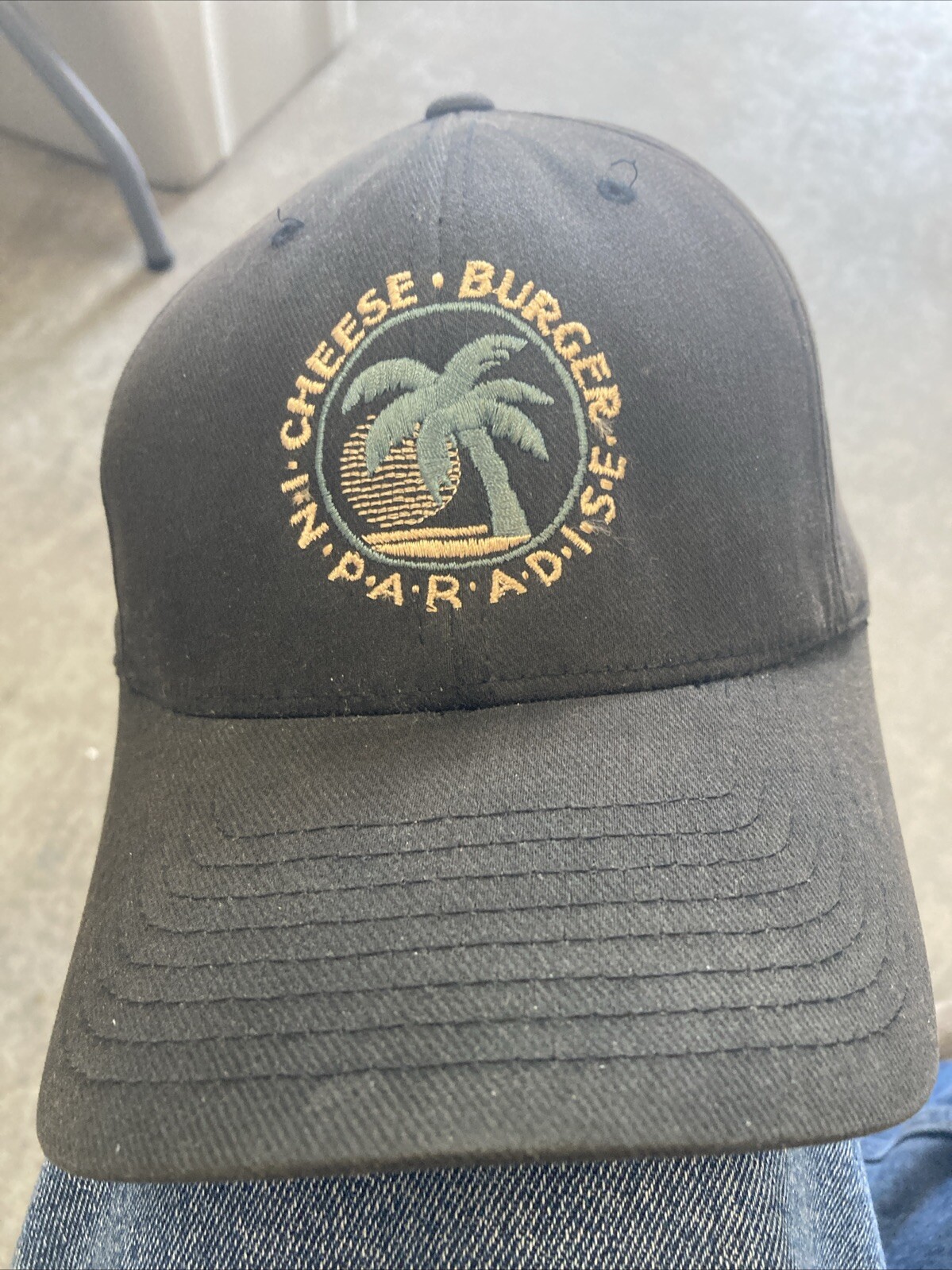 Rare Jimmy Buffett Hat Cap - Cheese Burger In Paradis… - Gem