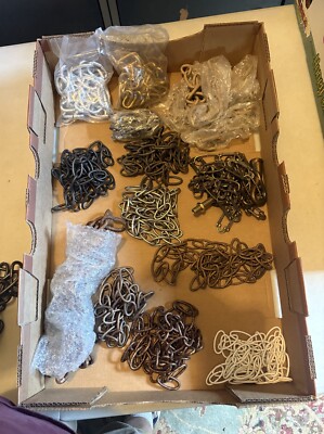 Hanging Chandelier Lamp Chains. 30 Different Sizes, Colors, Shapes ...